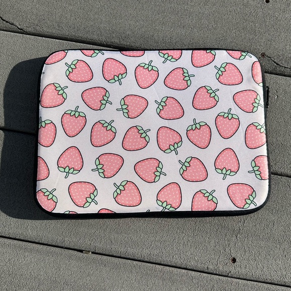 Redbubble | Computers, Laptops & Parts | New Strawberry Computer Case 2 Inch Padded | Poshmark